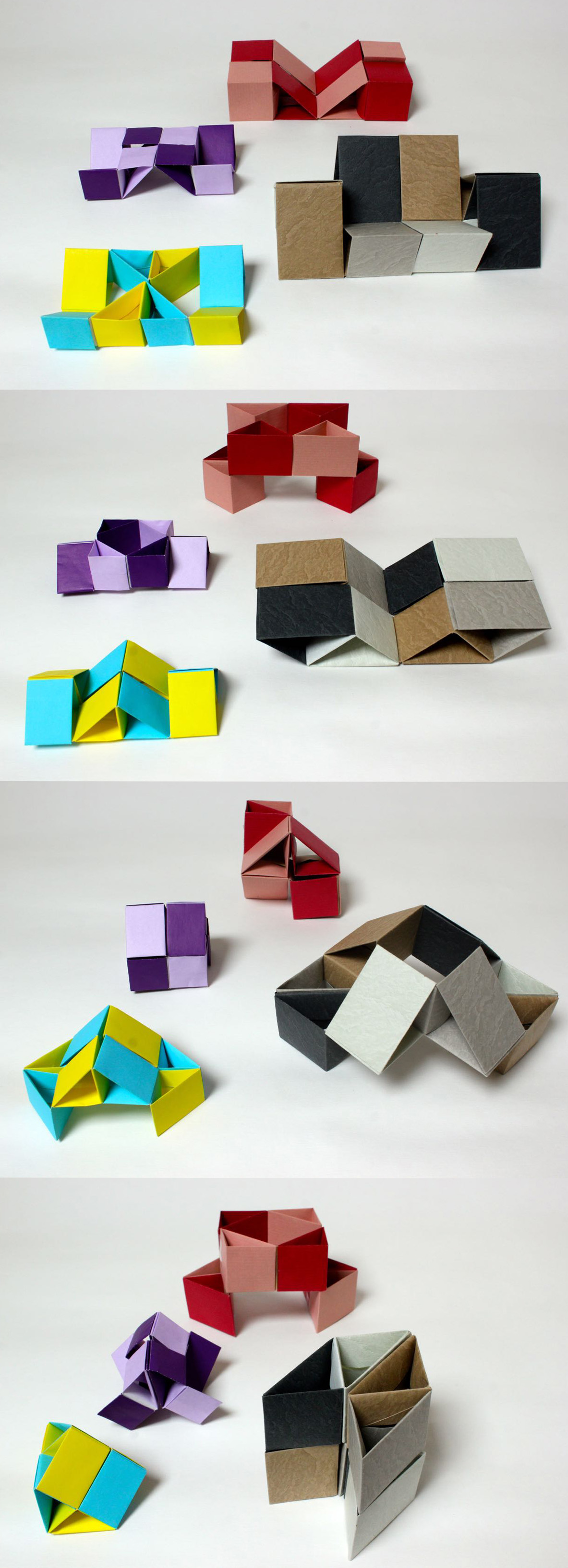 Triangle flexicube and Brillik Cubes | David Brill